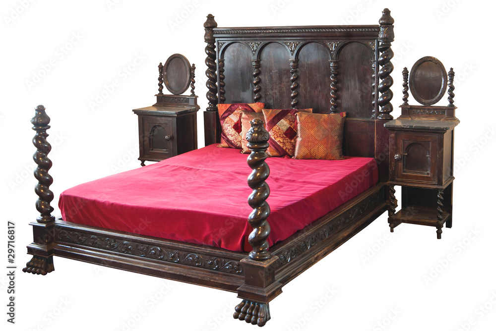 very old bed Stock Photo | Adobe Stock