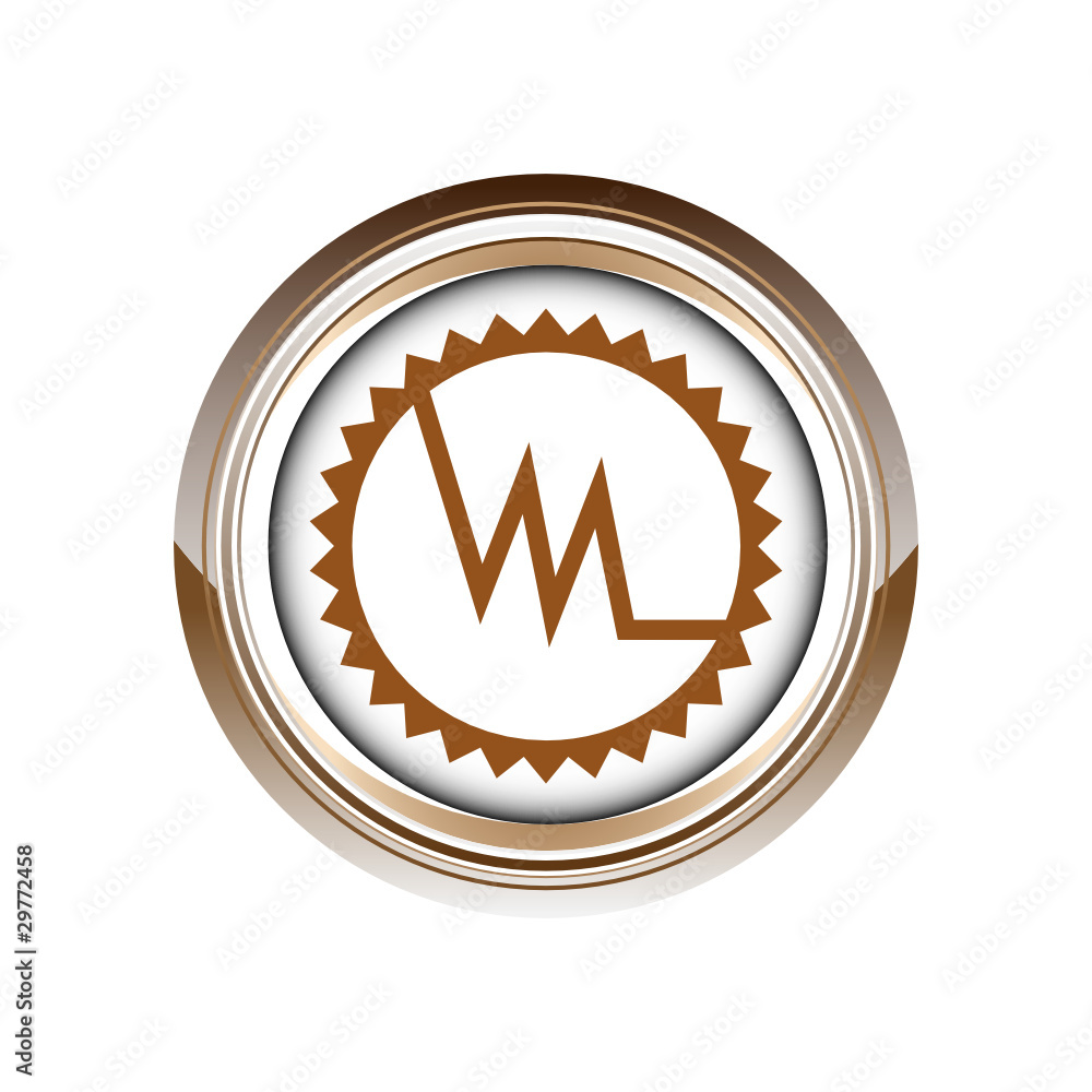 cassure séparation rupture logo picto web icône design symbole Stock ...