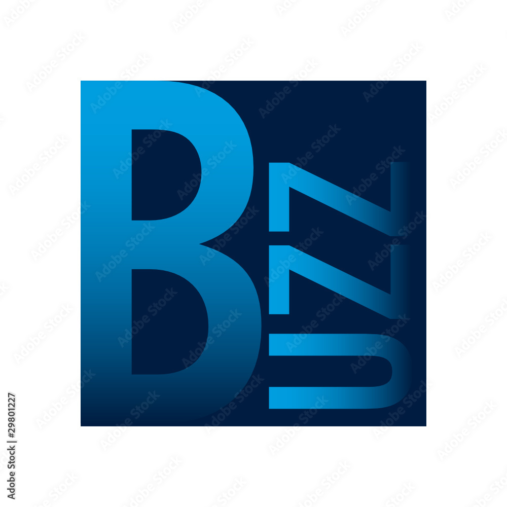 buzz logo picto icone symbole mot alphabet graphisme Stock Vector ...