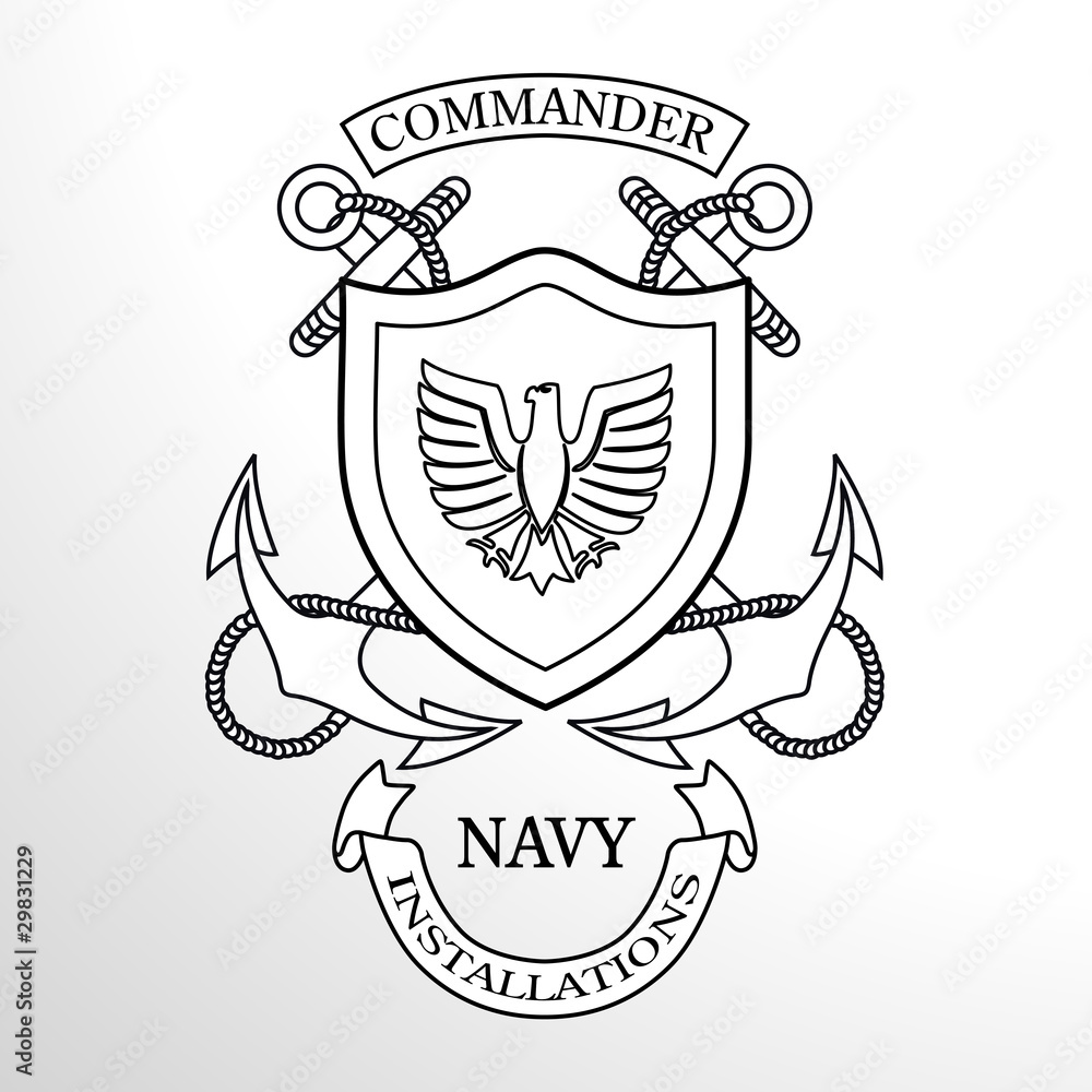 Navy Logo Drawing