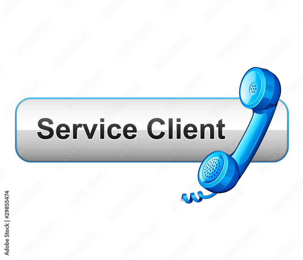 téléphone service client Stock Vector | Adobe Stock