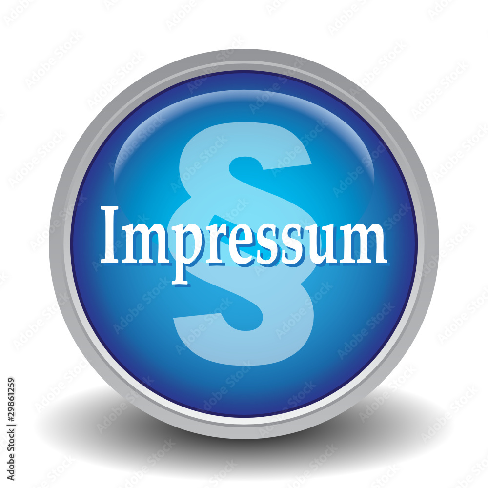 IMPRESSUM ICON Stock-Vektorgrafik | Adobe Stock