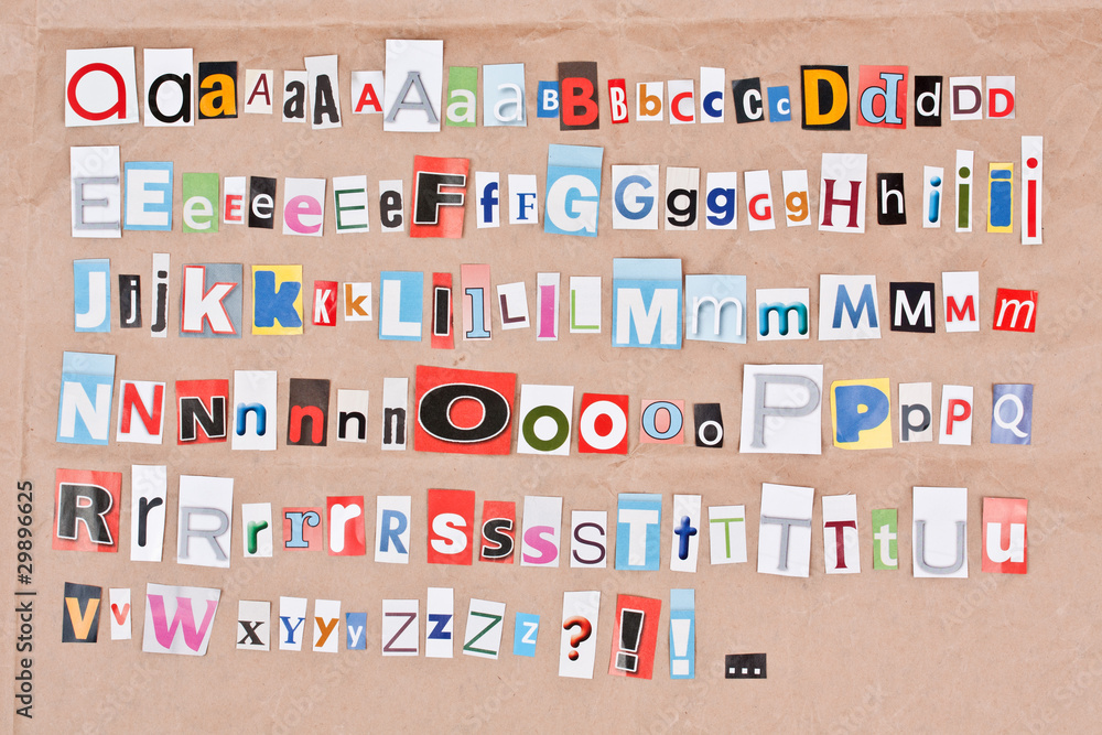 Alphabet Stock Photo | Adobe Stock