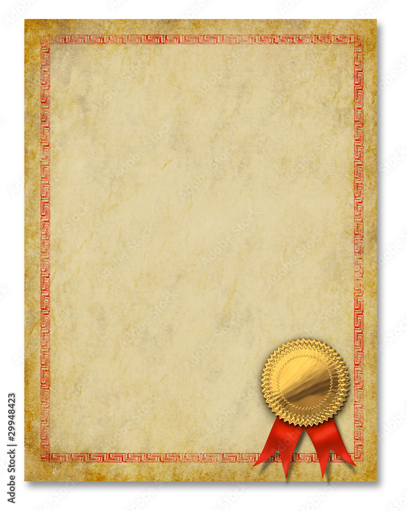 Certificate Frame Diploma Award Backgrounds Blank Stock Photo | Adobe Stock