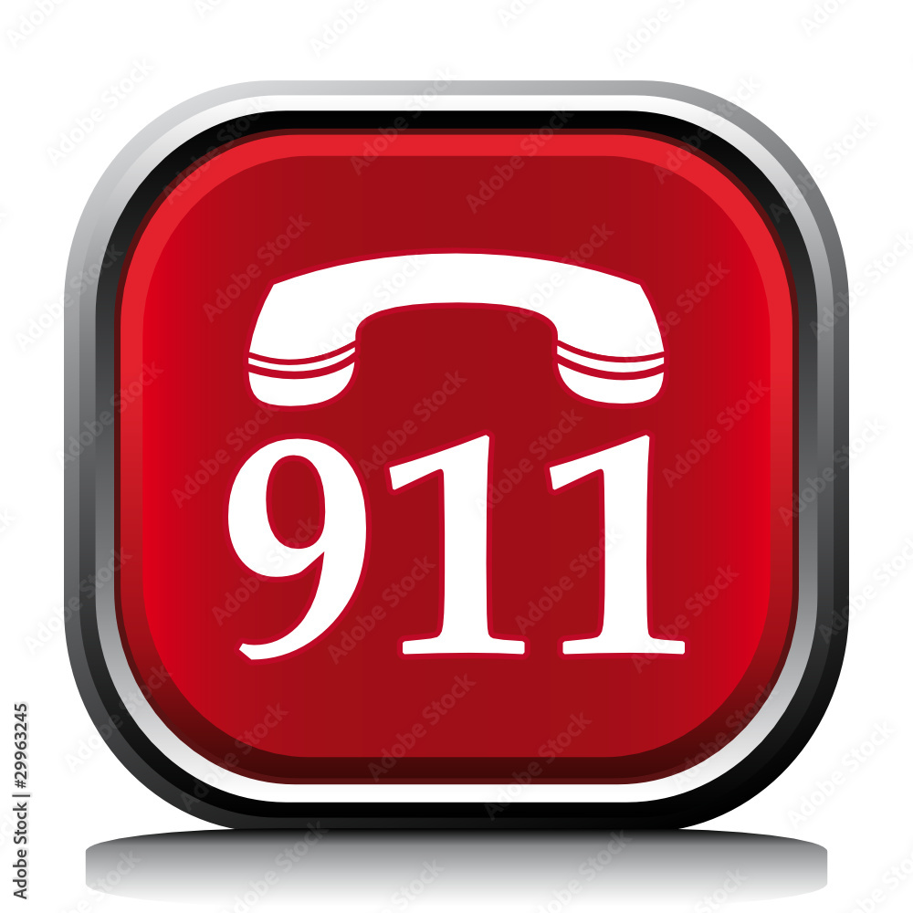 911 ICON Stock Vector | Adobe Stock