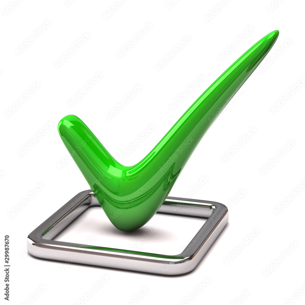 Tick sign Stock Illustration | Adobe Stock