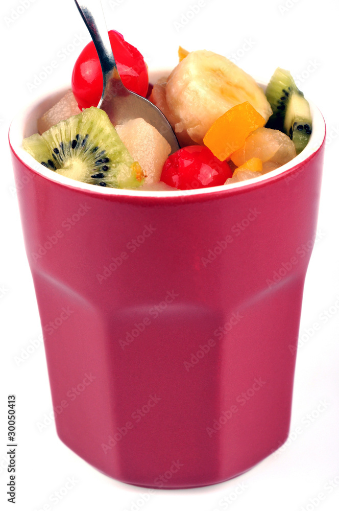 Fruits exotiques au sirop Stock Photo | Adobe Stock