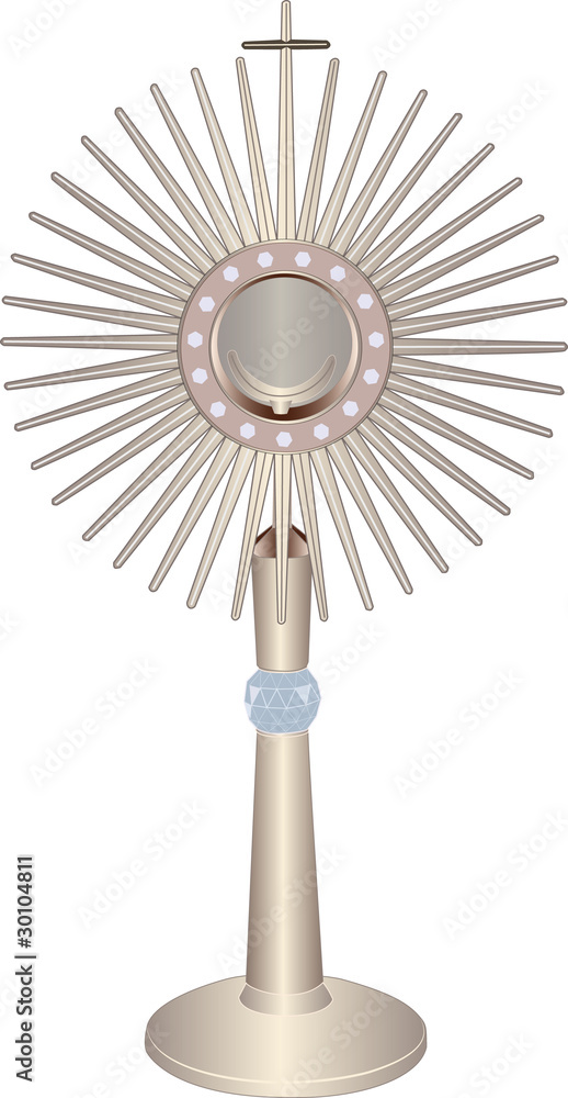 monstrance 2 Stock Vector | Adobe Stock