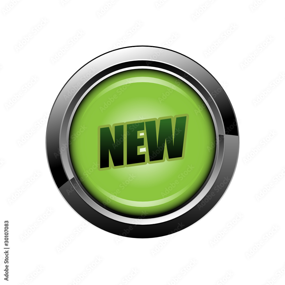 Vecteur Stock nouveau nouveauté picto bouton icône internet web site ...