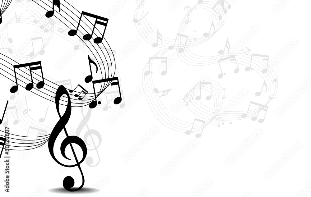 FONDO MUSICAL Stock Vector | Adobe Stock