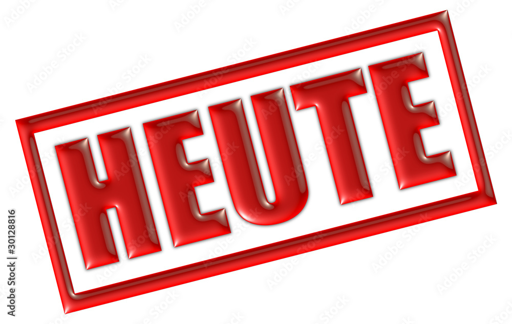 Stempel rot HEUTE Stock-Illustration | Adobe Stock