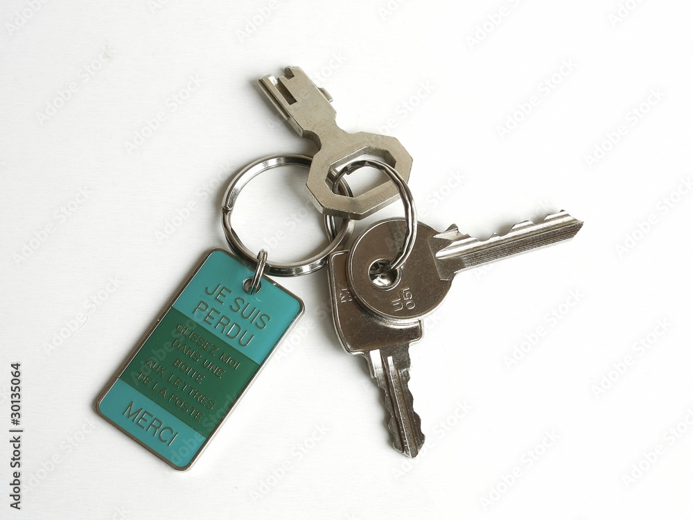 Foto de Clés et porte clé, Key and key holder do Stock | Adobe Stock