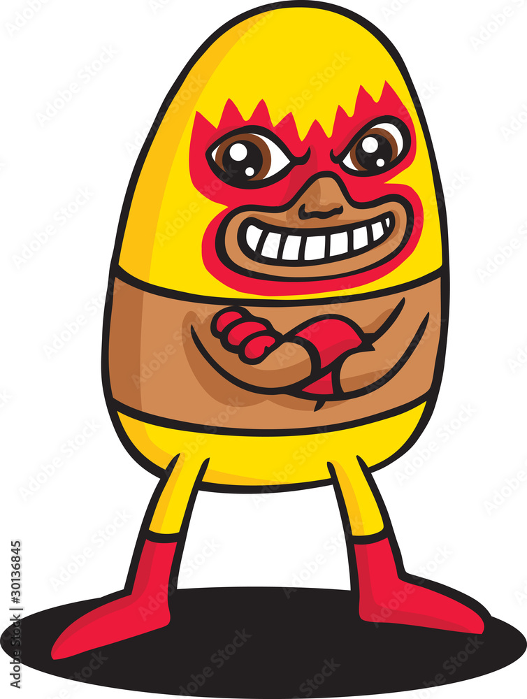 Angry Wrestler Stock Vector | Adobe Stock