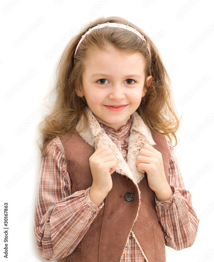 ritratto di bimba Stock Photo | Adobe Stock