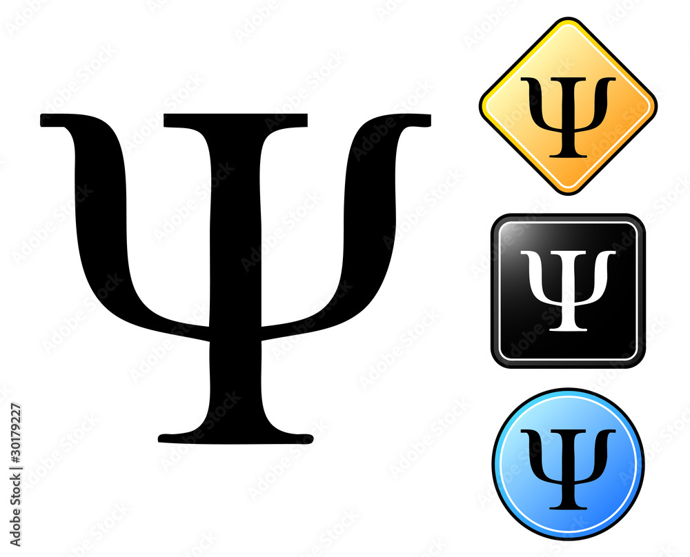 Psi pictogram and signs vector de Stock | Adobe Stock