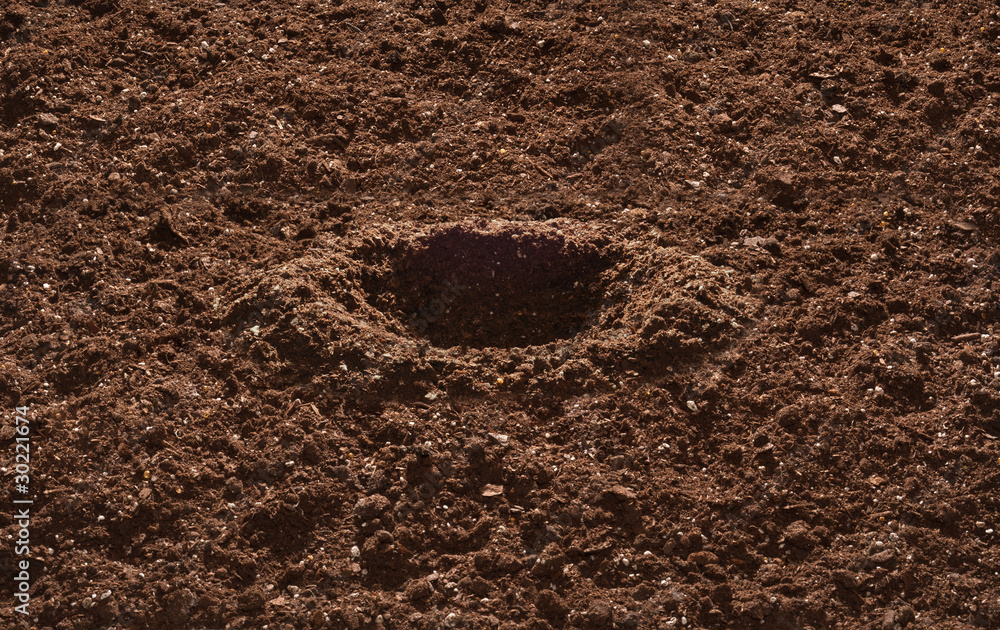 Dirt Hole Stock Photo | Adobe Stock