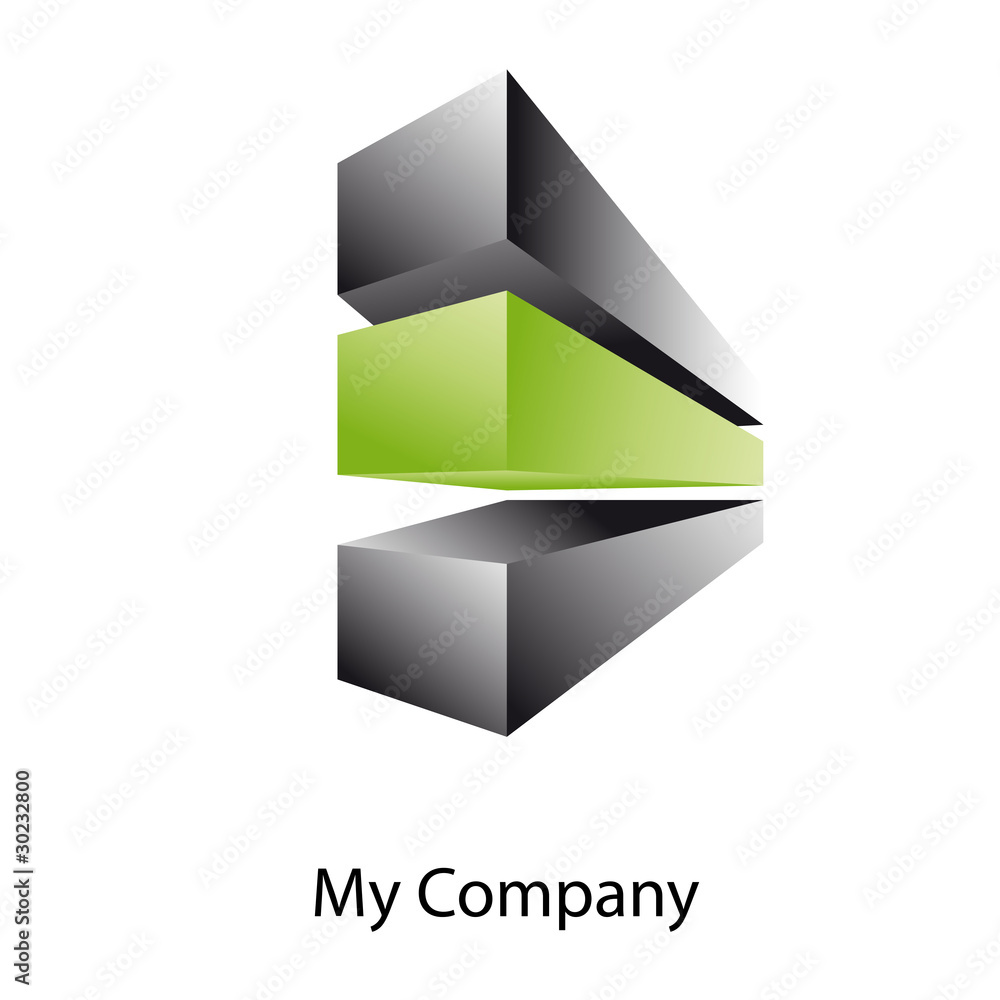 Logo green architecture # Vector Stock Vector | Adobe Stock