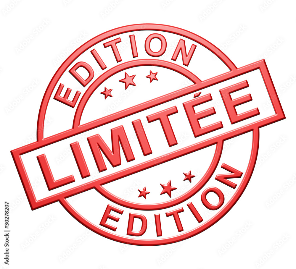 Edition Limitée Stock Illustration | Adobe Stock