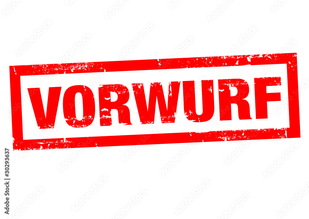 Vorwurf Stock Illustration | Adobe Stock