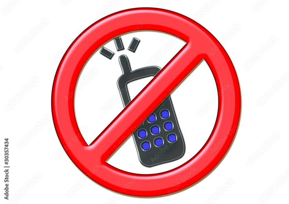 Handyverbot Stock-Illustration | Adobe Stock