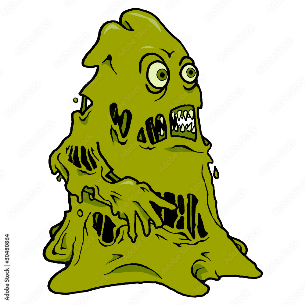 Green Booger Monsters