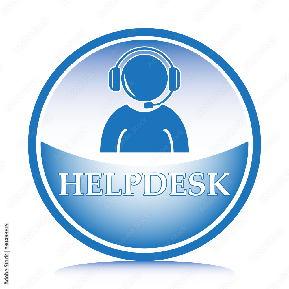 HELPDESK ICON Stock Vector | Adobe Stock