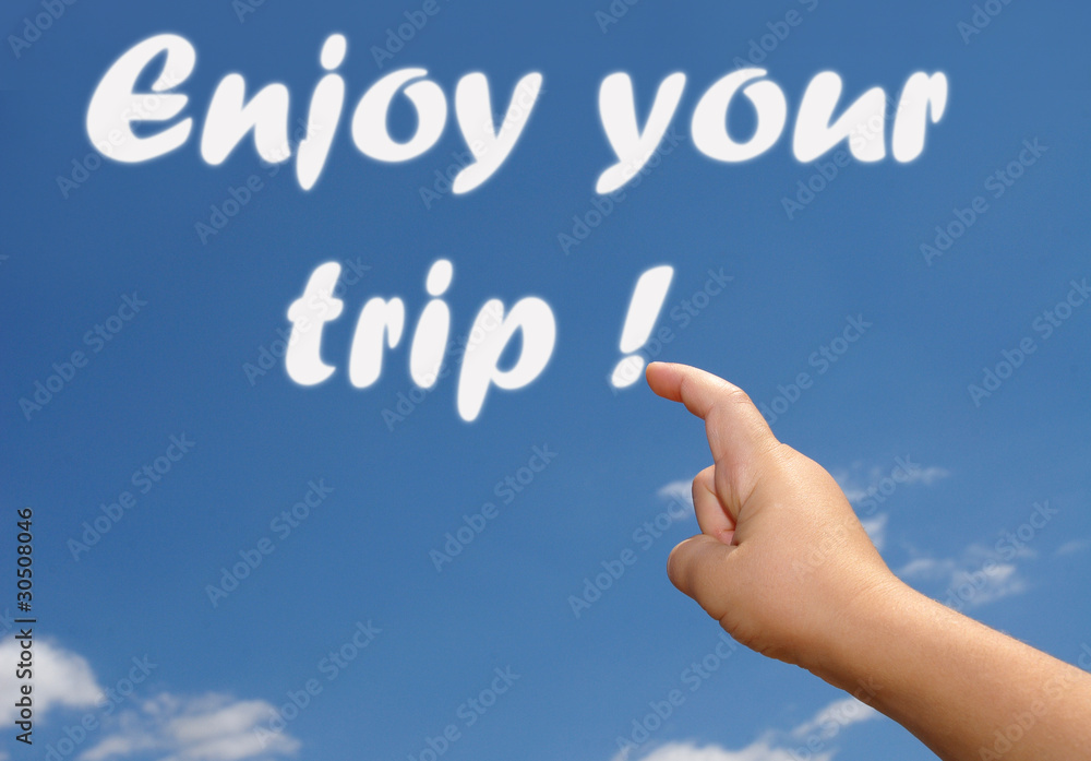 Foto Stock Enjoy your trip in the sky | Adobe Stock