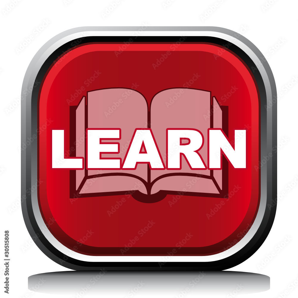 LEARN ICON Stock Vector | Adobe Stock