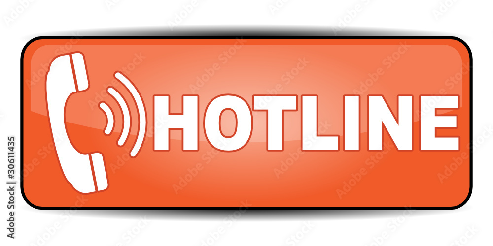 HOTLINE ICON Stock Vector | Adobe Stock