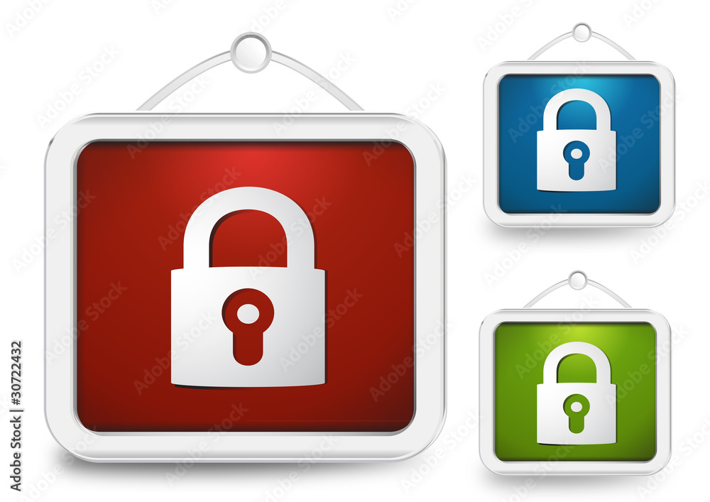 Cartello 3D_Lock Stock Vector | Adobe Stock