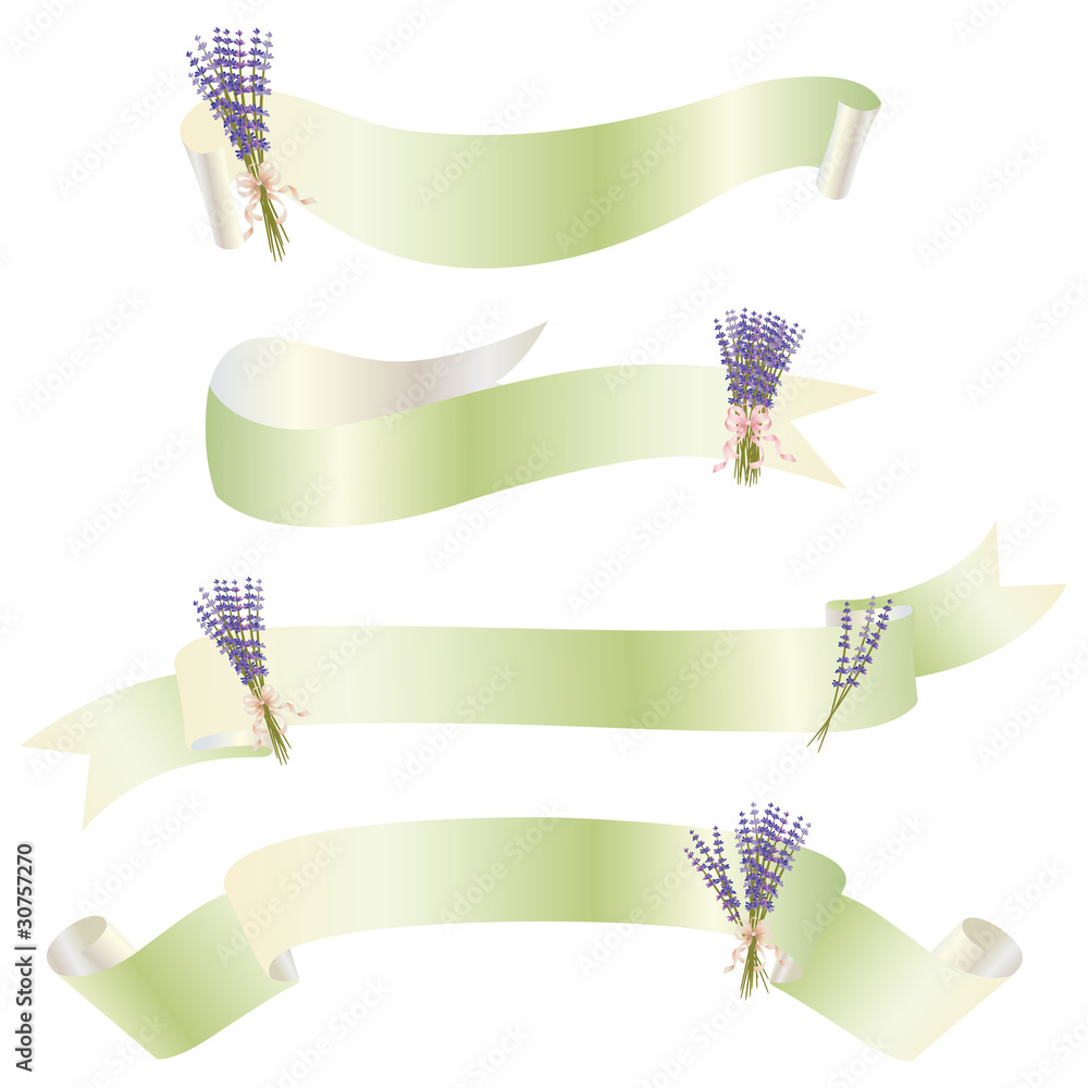 lavender ribbon Stock ベクター | Adobe Stock