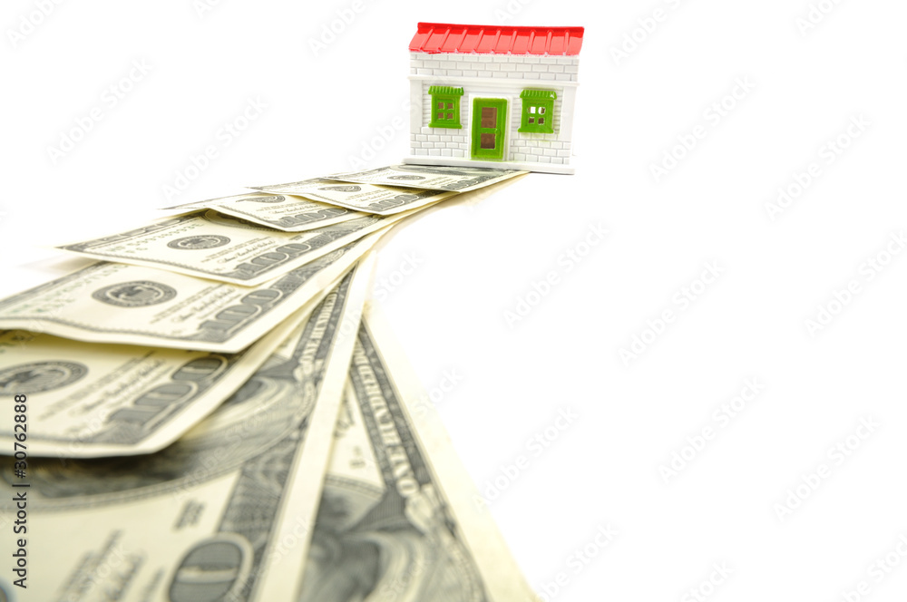 House and money Stock Photo | Adobe Stock
