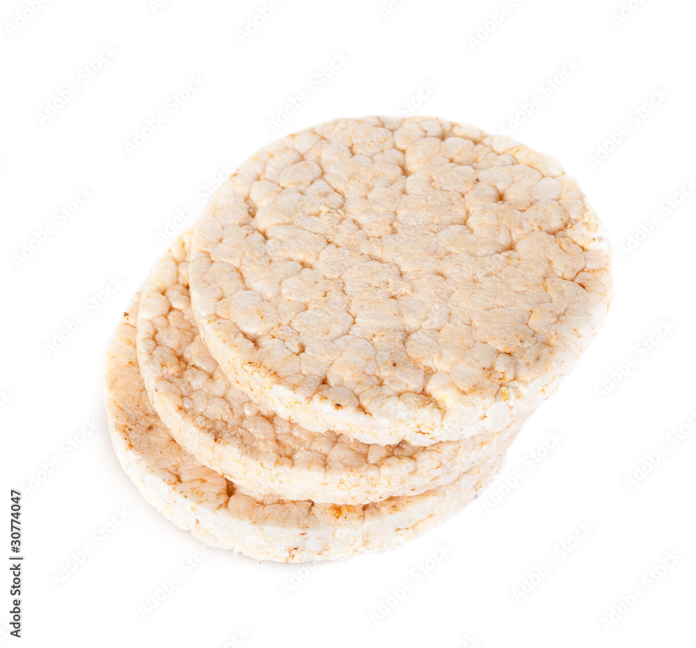 Foto Stock 3 Gallette di Riso | Adobe Stock