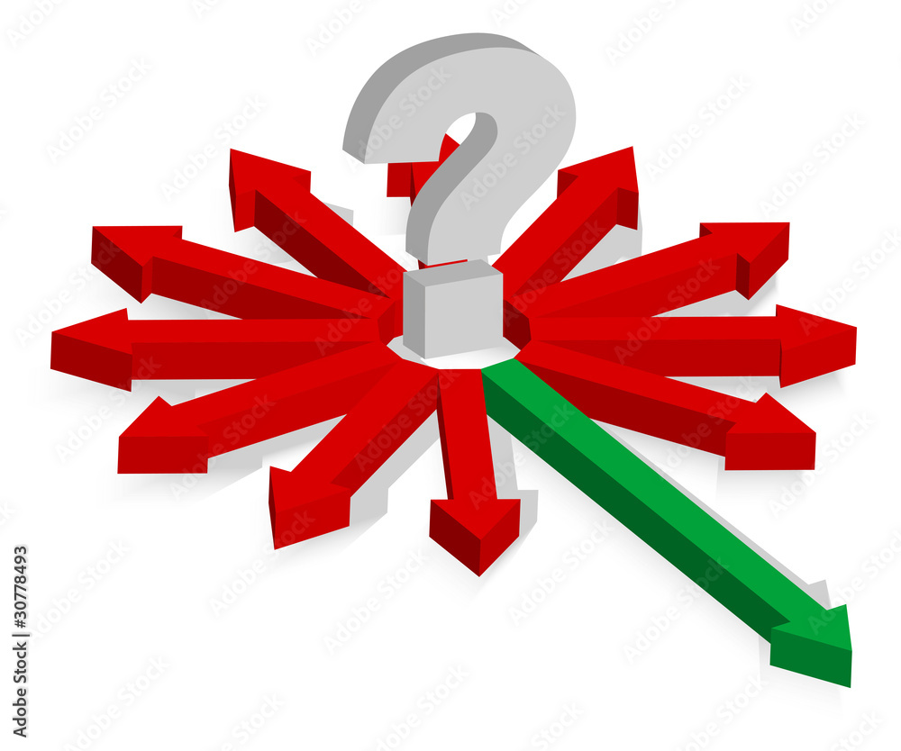 Question Mark Question Mark Down Arrow