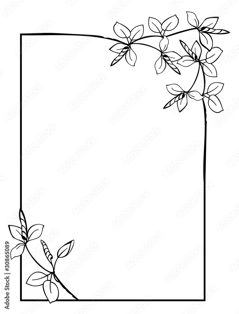 Simple Flower Frame