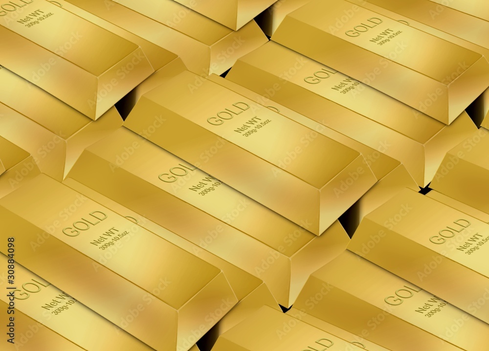 gold stack Stock Illustration | Adobe Stock