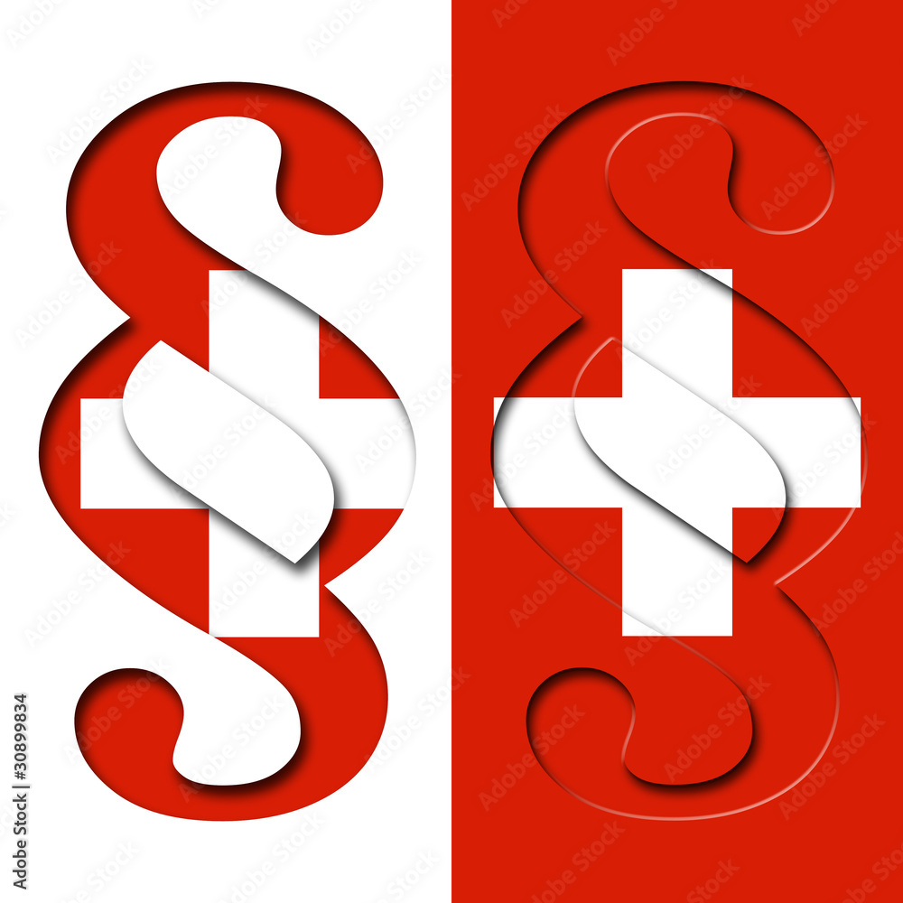 Schweizer Recht Stock-Illustration | Adobe Stock