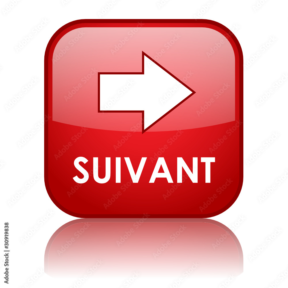 Bouton Web "SUIVANT" (valider continuer démarrer cliquer ici ok) Stock ...