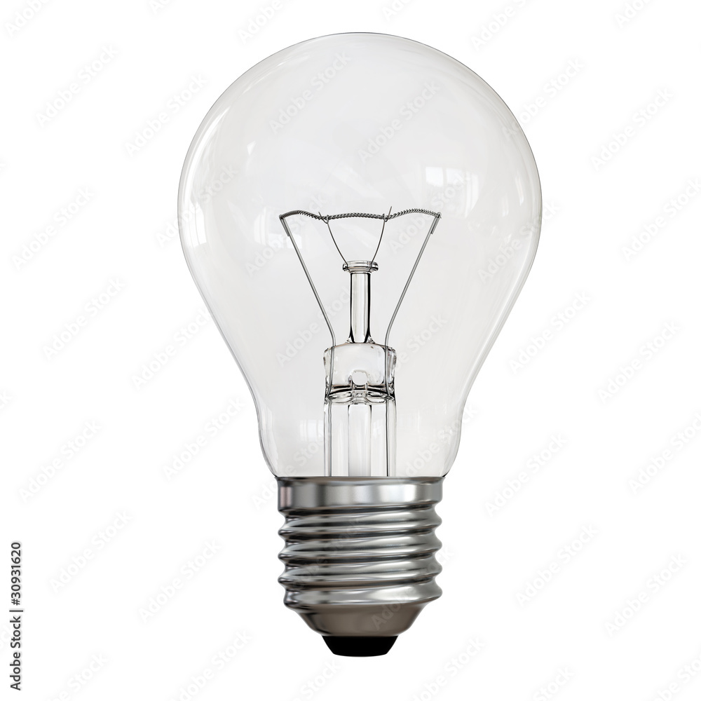 Unlit Light Bulb