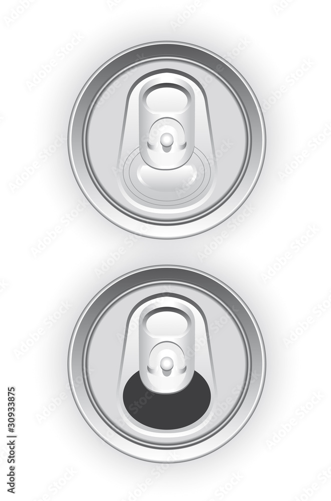 Canette vue du dessus Stock Vector | Adobe Stock