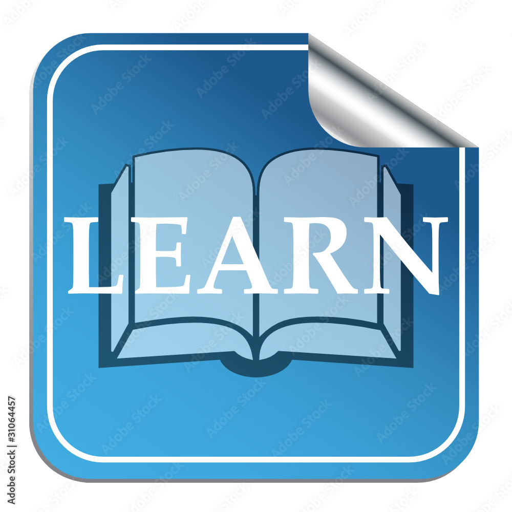 LEARN ICON Stock Vector | Adobe Stock