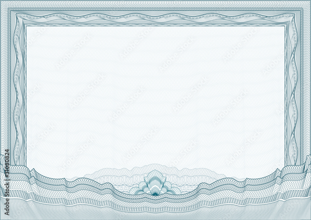 Guilloche Border Guilloche Border Vector Art & Graphics