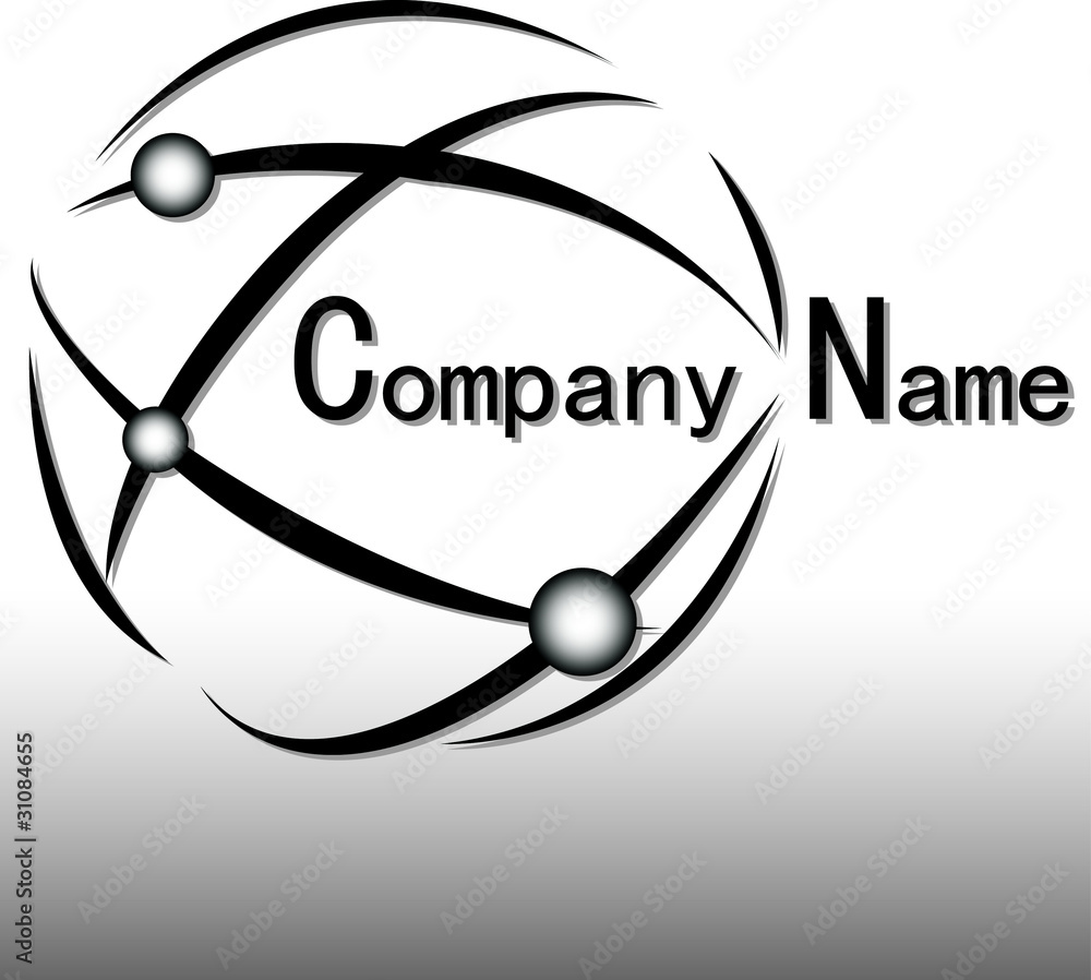 Mundo logo Stock Vector | Adobe Stock