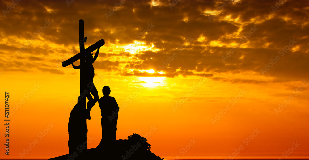 Jesus Christ on the Cross Stock Photo | Adobe Stock