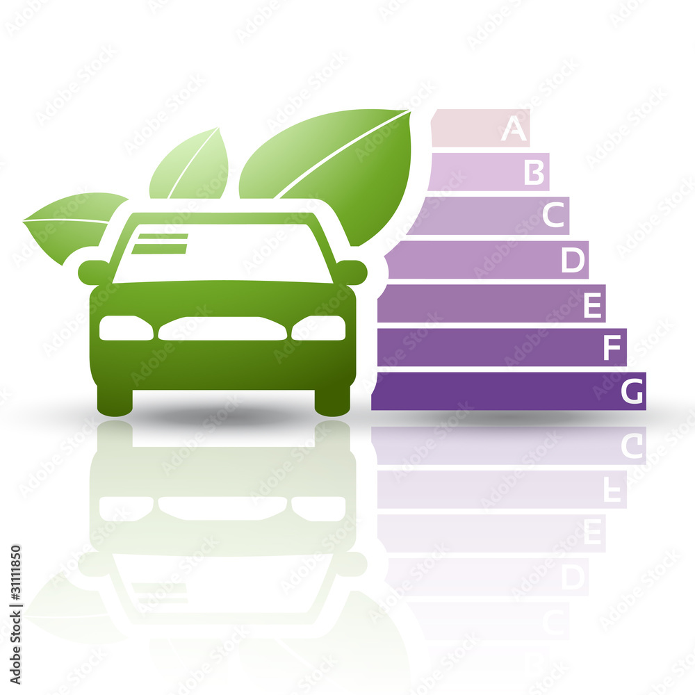 Symbole vectoriel diagnostic performance énergétique (DPE) vector de ...