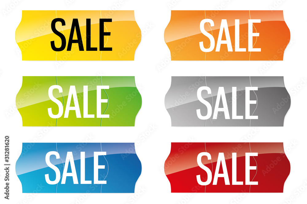 Preisschilder Preisschild Preis schild set Sale Stock-Vektorgrafik ...