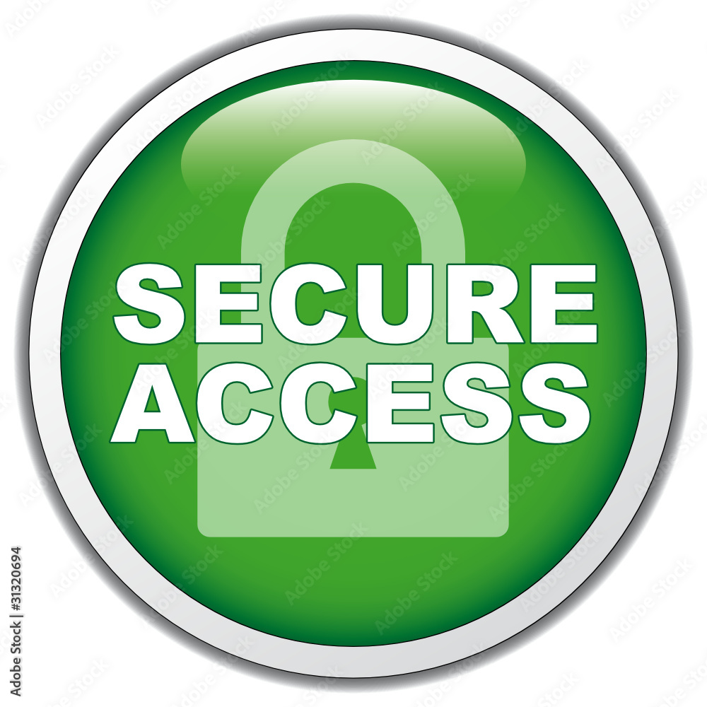 SECURE ACCESS ICON Stock Vector | Adobe Stock