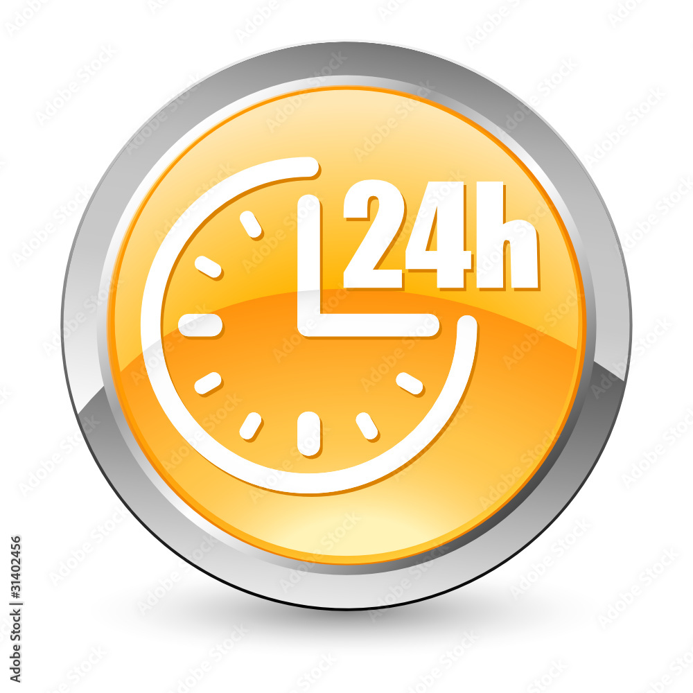 24h-Service Stock-Vektorgrafik | Adobe Stock