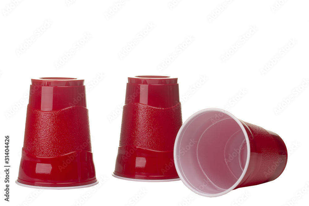 Red Cups Stock Photo | Adobe Stock