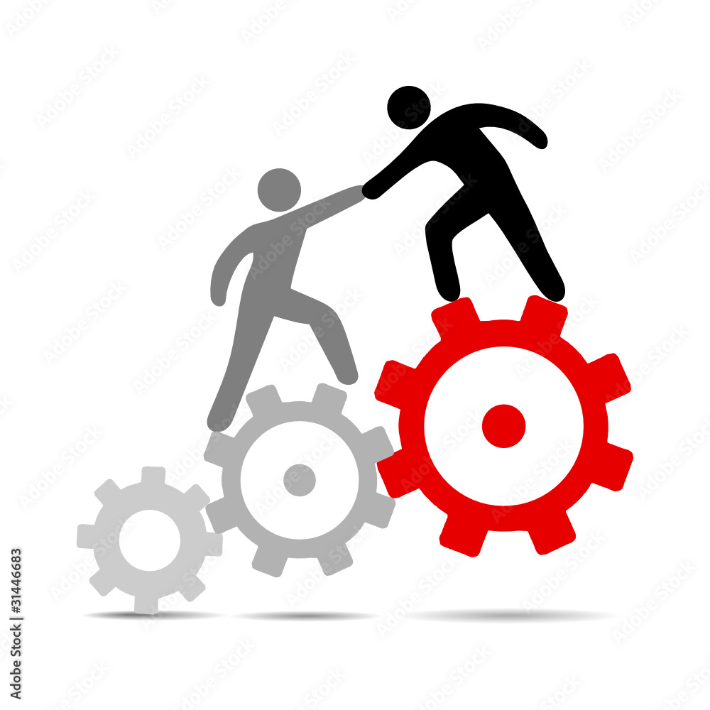 ECHAR UNA MANO vector de Stock | Adobe Stock